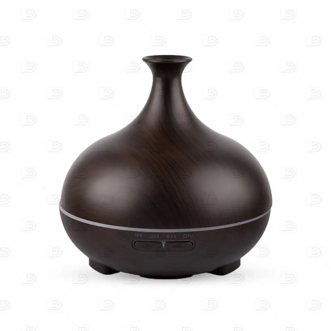 Ultrasonic Aroma Diffuser Funnel Top (500ml) Brown - Indume Lifestyle